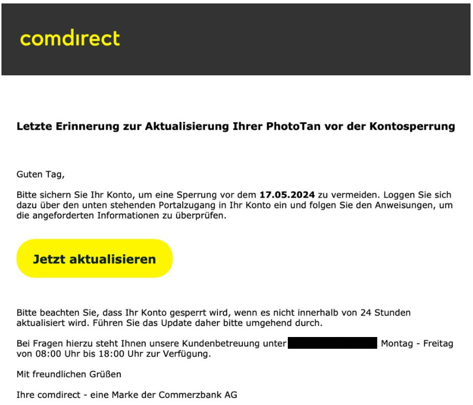 Phishing-Radar: Archiv | Verbraucherzentrale.de