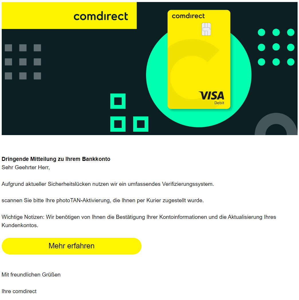 Phishing-Radar: Archiv | Verbraucherzentrale.de