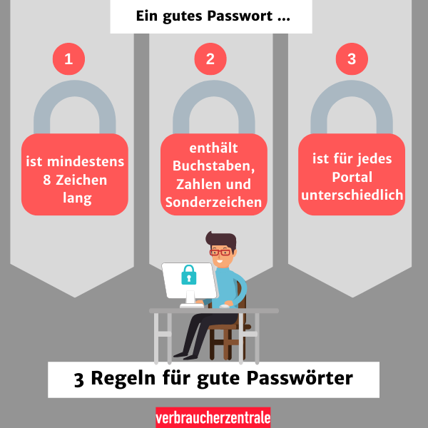 Starke Passwörter – so geht's | Verbraucherzentrale.de