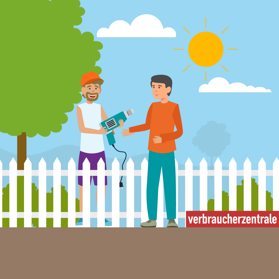 Selten genutzte Alltagsgegenstände leihen statt kaufen | Verbraucherzentrale.de